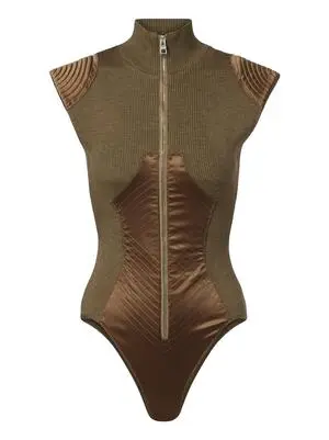 Jean Paul Gaultier Wool-blend Bodysuit - Green