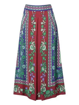 La DoubleJ Santa Monica Printed Midi Skirt - Multicoloured