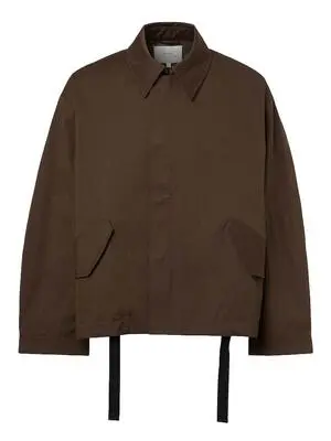 Studio Nicholson Comba Cotton-blend Jacket - Brown