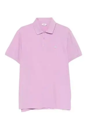 Etro Buttoned Polo Shirt - Pink