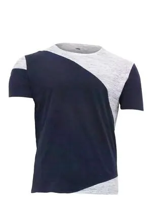BOSS Two-toned Cotton T-shirt - Blue