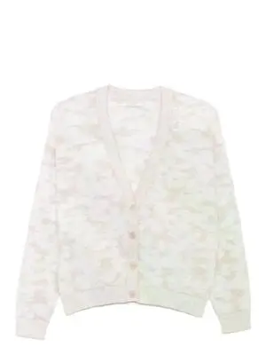 Peserico Button-up V-neck Cardigan - Neutrals