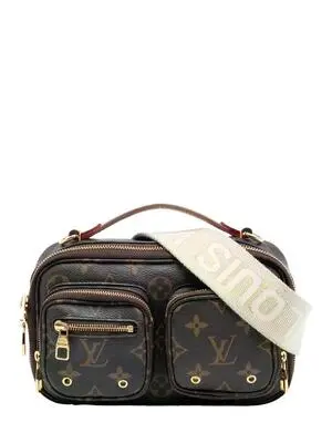 LOUIS VUITTON Monogram Utility Satchel - Brown