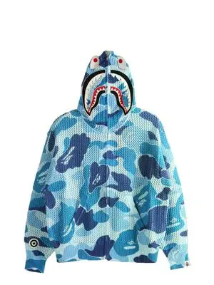 A BATHING APE Printed Hoodie - Blue