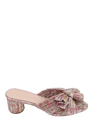 LOEFFLER RANDALL Floral Print Bow Sandals - Pink