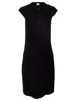 Akris Zip-front Seamed Dress - Black