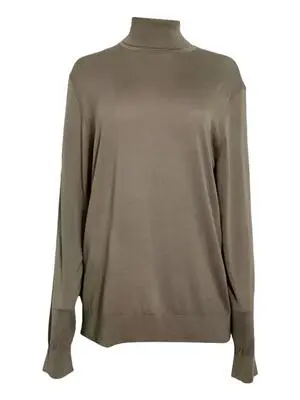Theory Turtleneck Long Sleeve Sweater - Neutrals