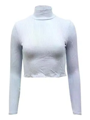 REFORMATION High-Neck Ribbed Top