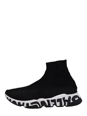 Balenciaga Speed Graffiti Sneakers - Black