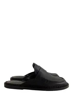 Marni Leather Mules - Black