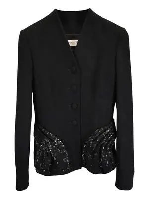 Dior Embellished Jacket - Black