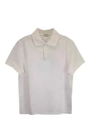 Saint Laurent Cassandre Polo Shirt - White