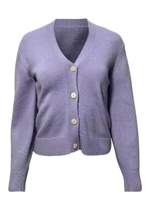 Theory Button-up Cardigan - Purple
