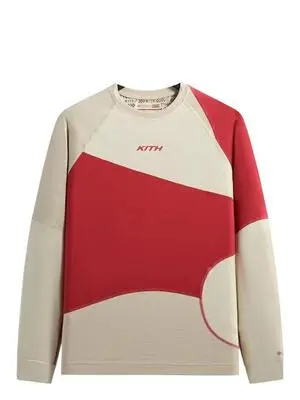 Kith X Columbia Infinity Long Sleeve Baselayer - Sandrift/verge/veil