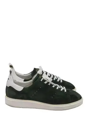 Golden Goose Suede Low Top Sneakers - Green