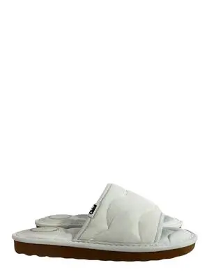 Chloé Maxie Quilted Slip-on Sandals - White
