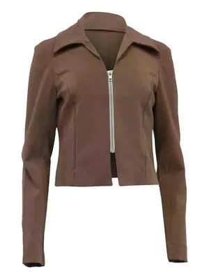 REFORMATION Zipped Jacket - Brown