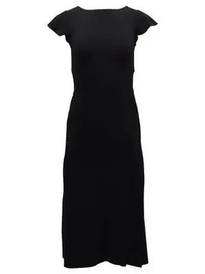 Diane Von Furstenberg Cut-out Midi Dress - Black