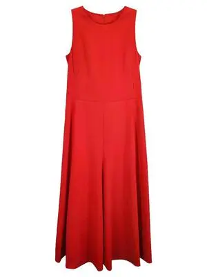 Akris Fluted Midi Dress - Red
