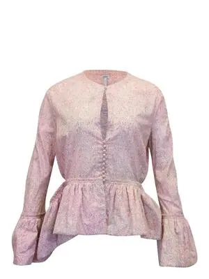 Loewe Liberty Floral-print Blouse - Pink