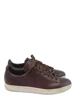 TOM FORD Warwick Perforated Sneakers - Red