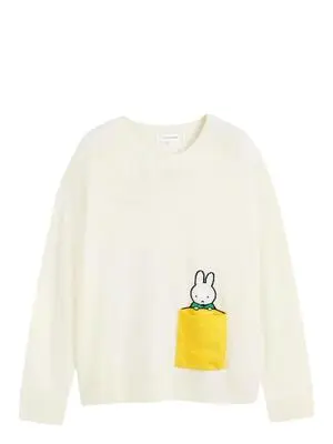 Chinti & Parker Peek Pocket Sweater - Neutrals