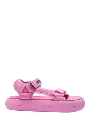 Moon Boot Logo-strap Platform Sandals - Pink