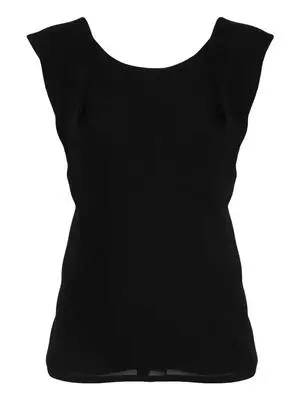 Moschino Sleeveless Blouse - Black
