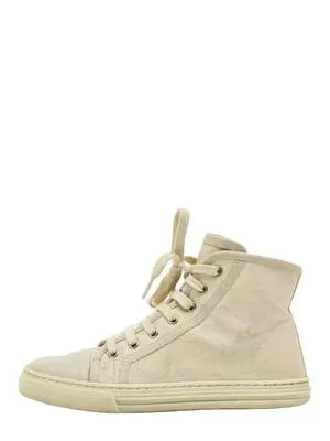 GUCCI Canvas High-Top Sneakers