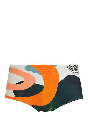 LYGIA & NANNY Copacabana Printed Trunks - Orange
