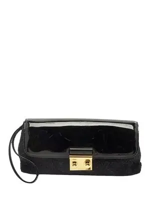 LOUIS VUITTON Dentelle Embroidered Clutch - Black