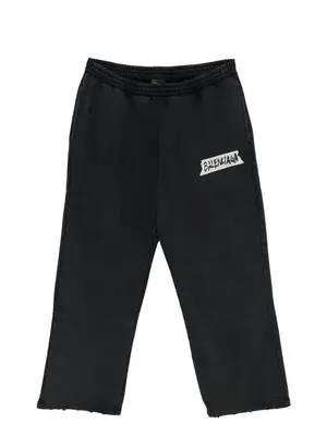 Balenciaga Masking-tape Track Pants - Black