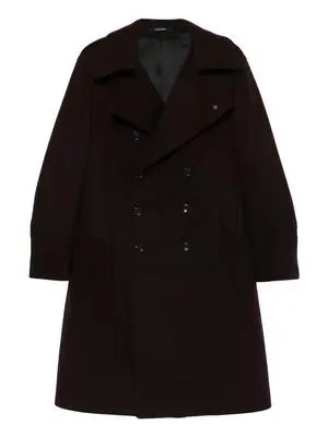 Tagliatore Double-breasted Coat - Red