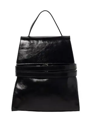 Moschino Top Handle Strap Backpack - Black