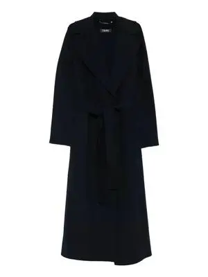 Max Mara Poldo Belted Coat Blue