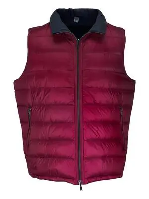 Herno Quilted Reversible Gilet - Red
