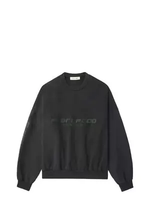 Fear Of God Logo Sweatshirt - Black