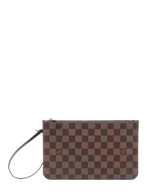LOUIS VUITTON 2016 Damier Ebene Neverfull Mm Pouch - Brown