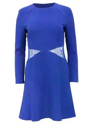 Sandro Lace-detail Dress - Blue