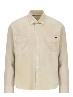 MASSIMO OSTI STUDIO Flap-pocket Shirt - Neutrals