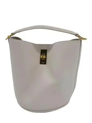 Celine 2021 16 Teen Bucket Bag - White