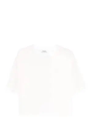 Sandro Logo-embroidered T-shirt - Pink