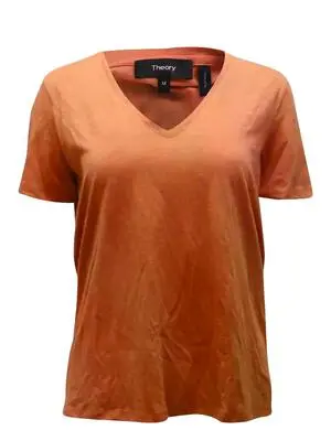 Theory V-neck T-shirt - Orange
