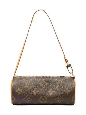 LOUIS VUITTON Monogram Papillon Pochette - Brown