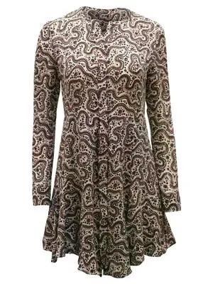 A.L.C. Paisley-pattern Mini Dress - Neutrals