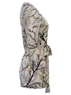 Missoni Printed Tie Wrap Midi Dress - Neutrals
