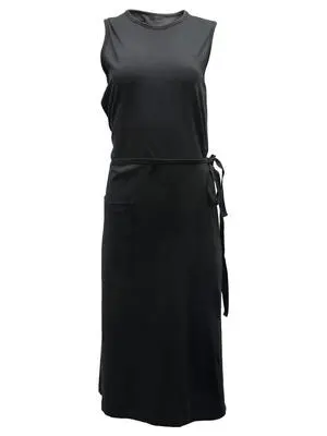 JOSEPH Tied-waist Midi Dress - Black