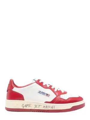 AUTRY Perforated Sneakers - White