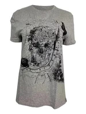 Alexander McQueen Skull-print T-shirt - Grey