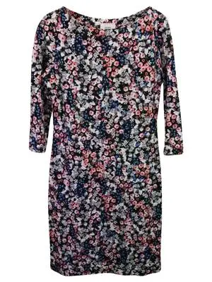 Erdem Floral Mini Dress - Black